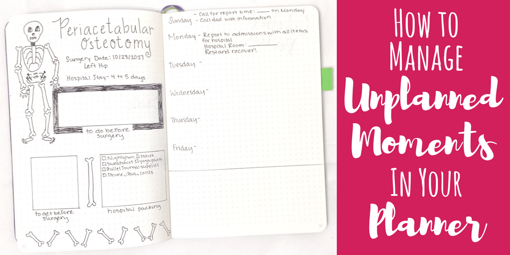 How to Manage Unplanned Moments in your Planner - Planning Mindfully