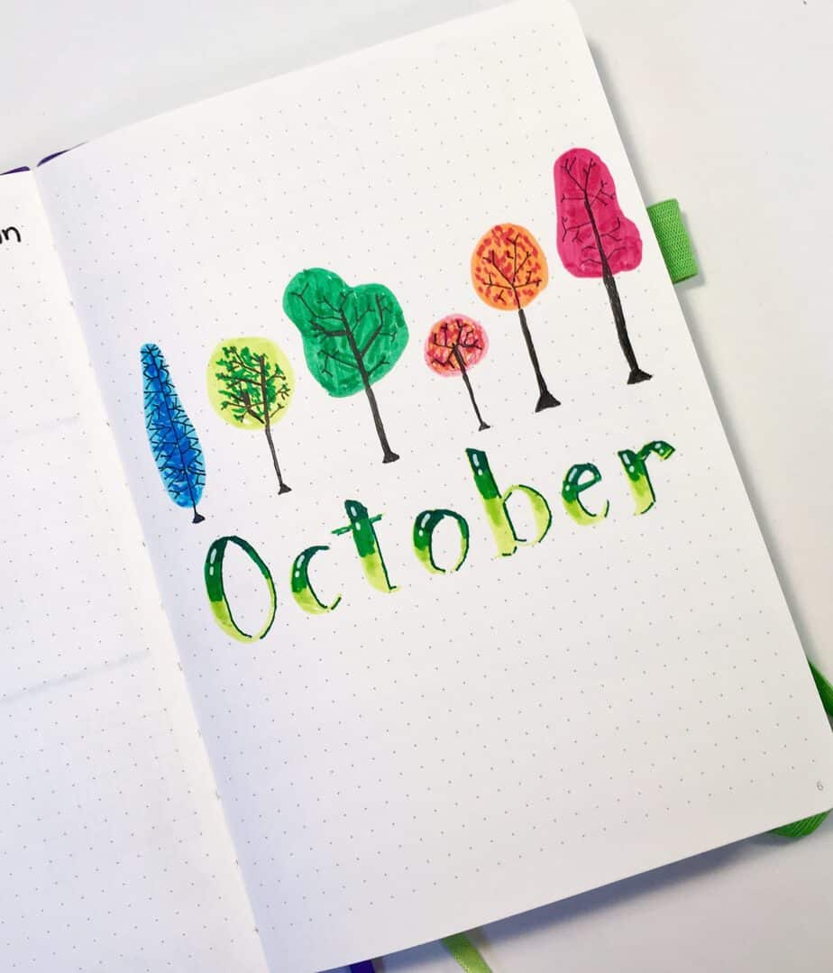 How to Set Up Your Bullet Journal Monthly Layout - Planning Mindfully