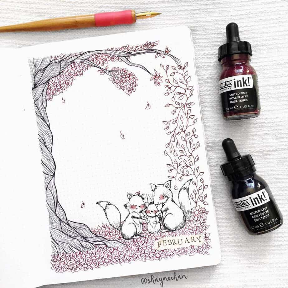 60+ Beautiful Bullet Journal Cover Page Ideas for Every Month of the Year