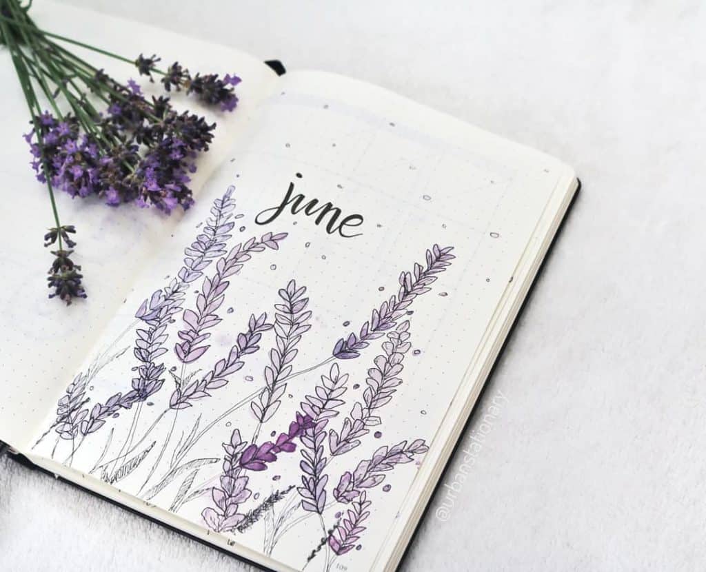 60+ Beautiful Bullet Journal Cover Page Ideas for Every Month of the Year