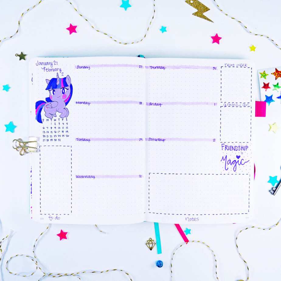 Unicorn Bullet Journal Theme Ideas: Magical Layouts and Whimsical Spreads