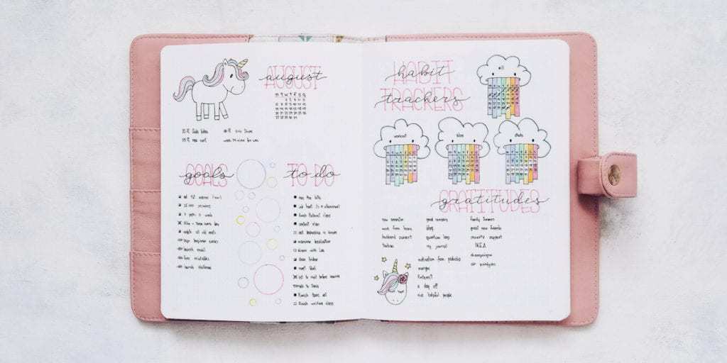 Unicorn Bullet Journal Theme Ideas: Magical Layouts and Whimsical Spreads
