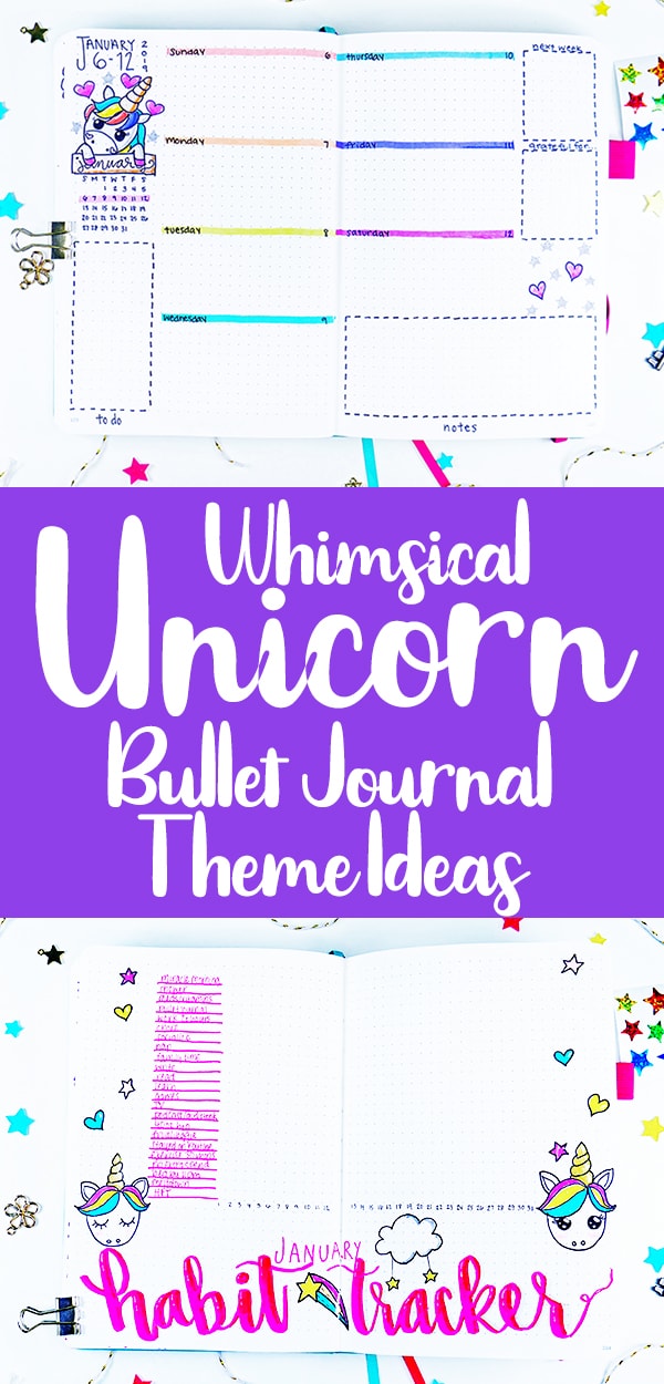 Unicorn Bullet Journal Theme Ideas: Magical Layouts and Whimsical Spreads